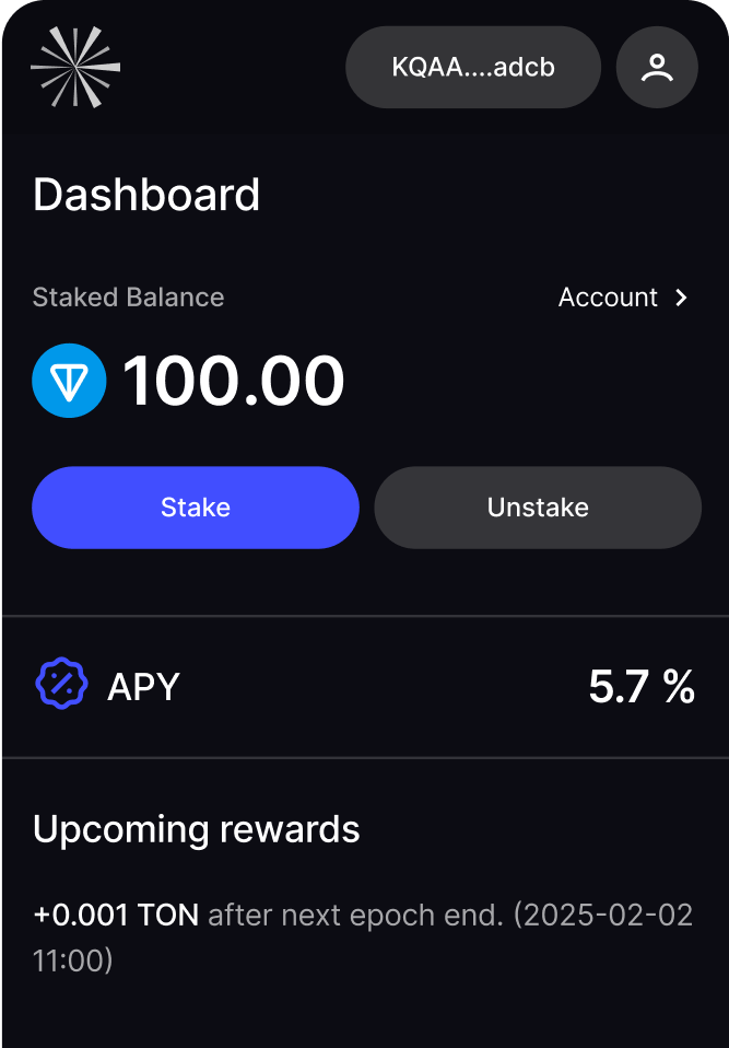 KTON - Next generation TON liquid staking protocol